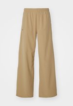 Under Armour RIVAL WIDE LEG PANT - Outdoor trousers - camel/black/camel ...