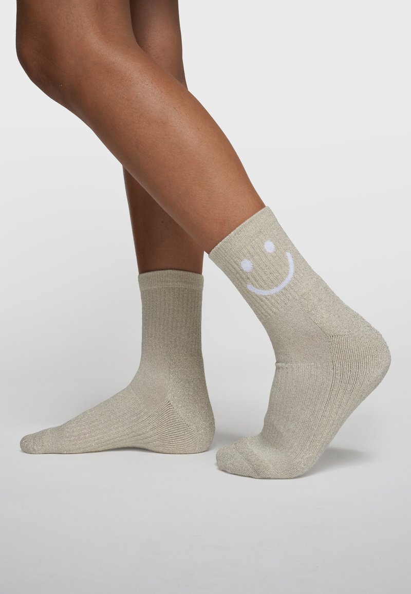 10DAYS ACCESSORIES SMILE - Socks - pearl/beige - Zalando