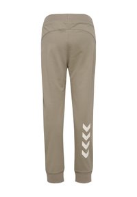 Hummel JR REGULAR ADJ WAIST - Tracksuit bottoms - rock ridge/taupe ...