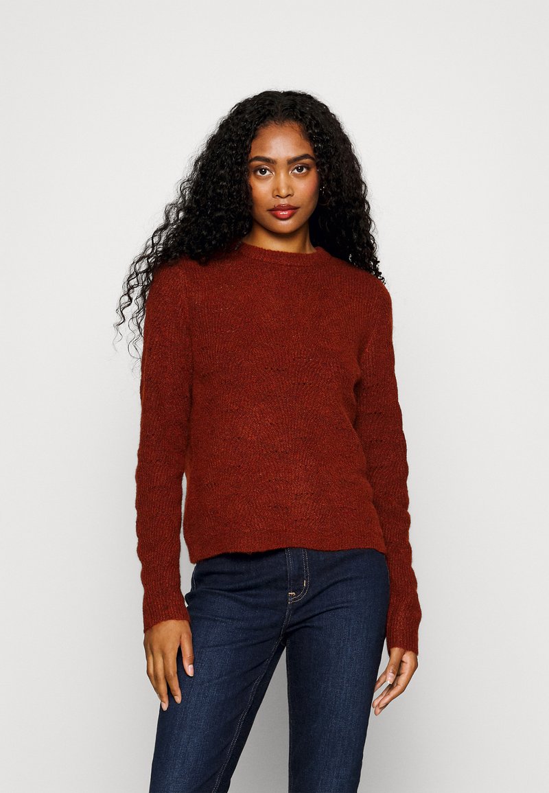 ONLY Tall ONLLOLLI - Pullover - roasted russet/rouge - ZALANDO.FR