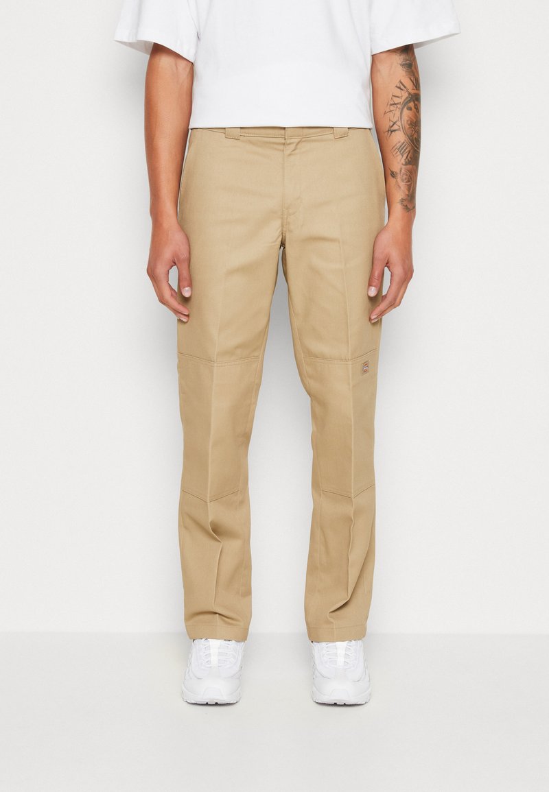 Dickies SLIM STRAIGHT DOUBLE KNEE - Pantaloni - khaki/cachi - Zalando.it