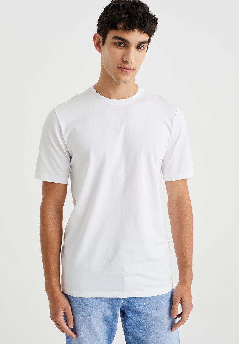 WE Fashion BASIC - T-shirt basic - white/wit - Zalando.nl