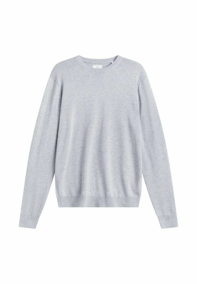 Bläck MENTON KNITTED - Strickpullover - lt grey mel/grau - Zalando