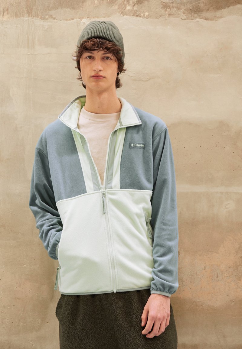 Columbia BACK BOWL LIGHTWEIGHT - Fleecejacke - metal/ice green/niagara ...