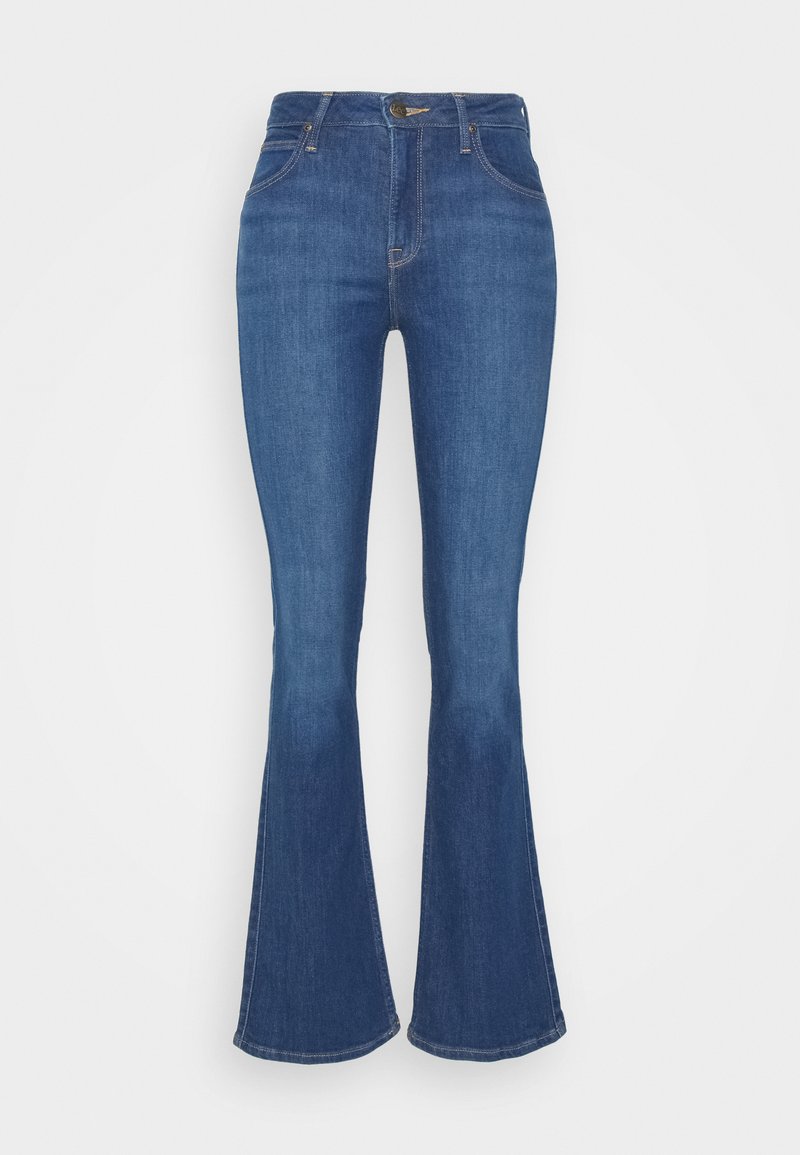 Lee BREESE - Jeans Bootcut - azure wave/dark-blue denim - Zalando.at