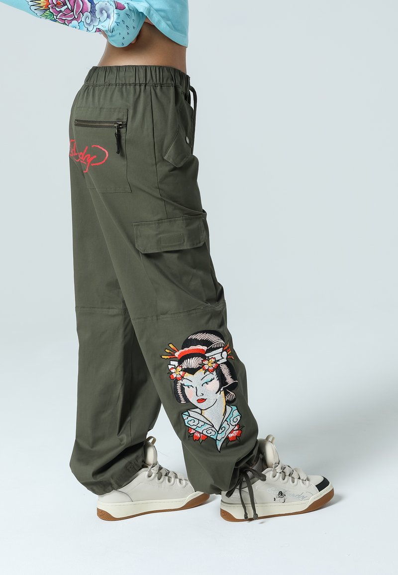 Ed Hardy TOKYO GEISHA - Kapsáče - dusty olive/olivová - Zalando.cz