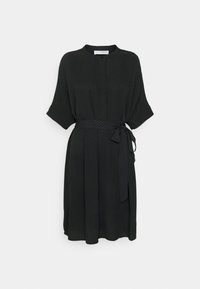 Selected Femme SLFIRENE VIOLA SS NOOS - Skjortklänning - black/svart ...