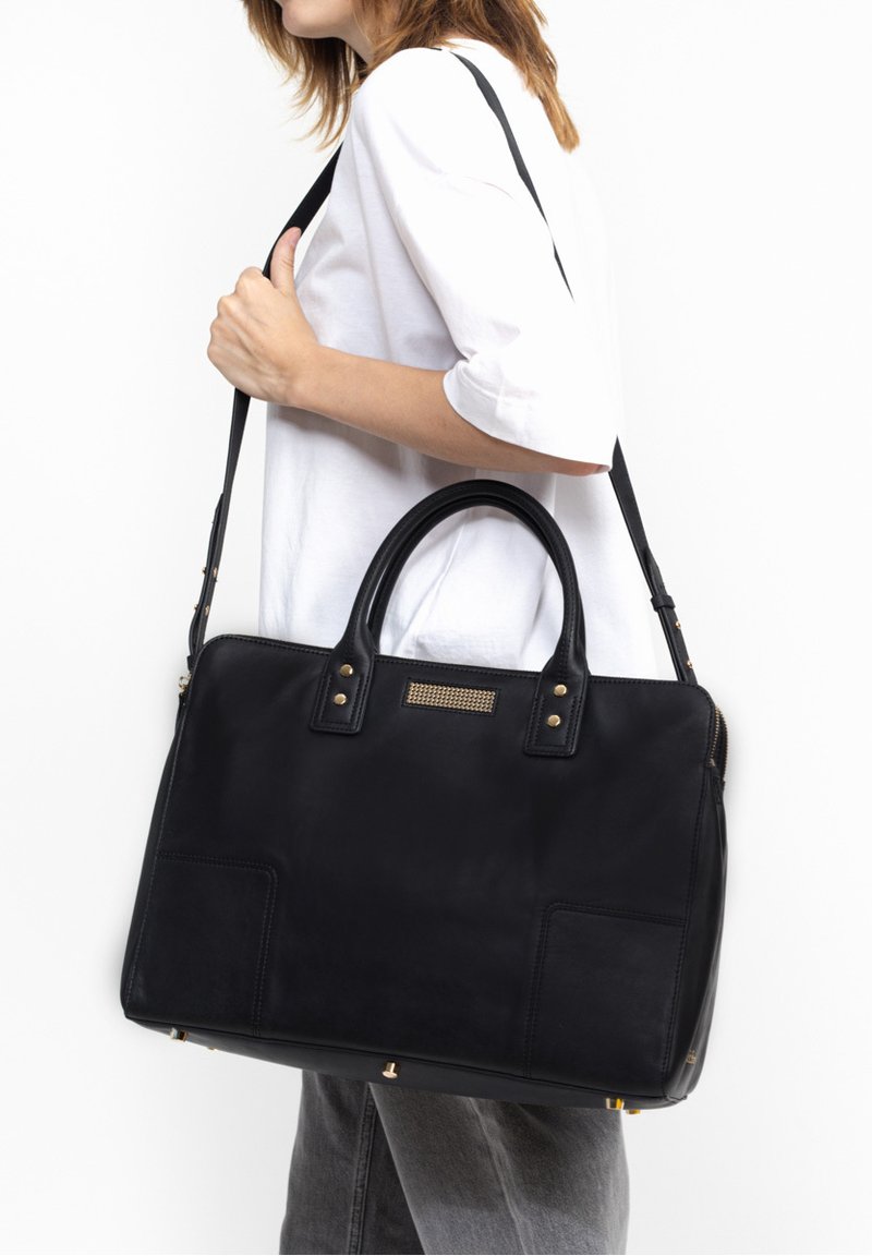 CLIO GOLDBRENNER CRONOS 15 CLASSIC - Handbag - black gold/black ...