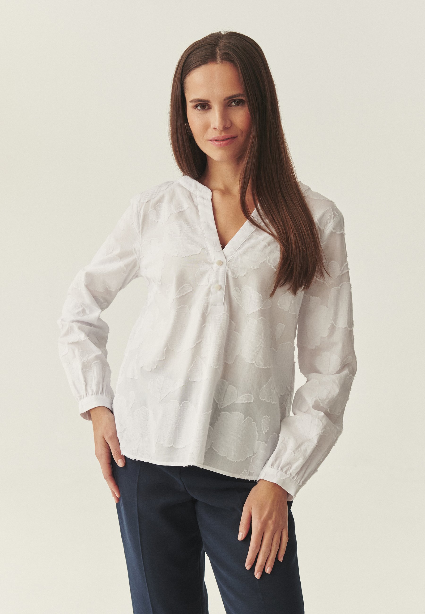 TATUUM NOXE - Bluse - white/weiß - Zalando.ch
