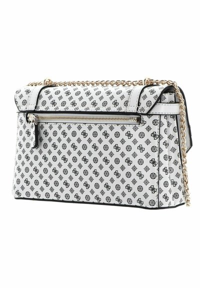 Guess EMILEE CONVERTIBLE - Sac bandoulière - stone logo/blanc - ZALANDO.FR