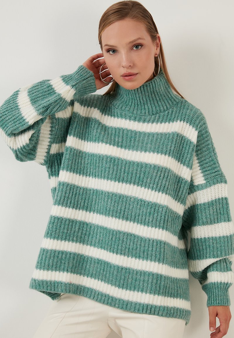 LELA Strickpullover - sea green/grün - Zalando.de