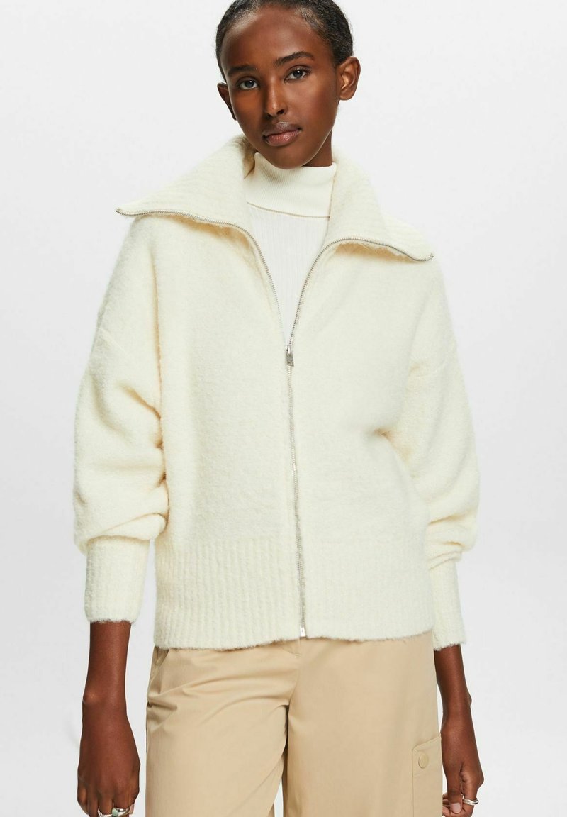 edc by Esprit EDC BY ESPRIT SWEATERS CARDIGAN - Cardigan - ice/off ...