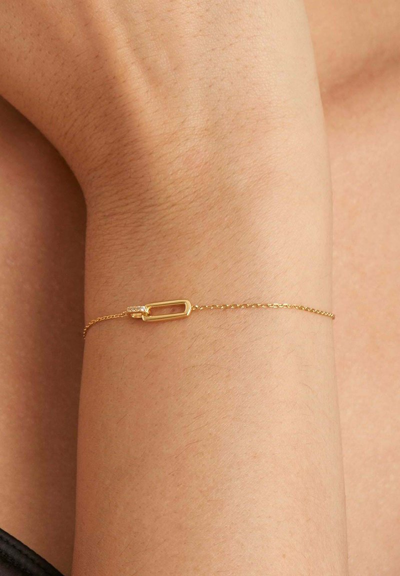 Ania Haie GLAM INTERLOCK - Armband - gold-coloured/goudkleurig - Zalando.be
