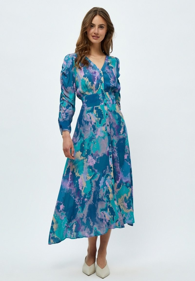 Minus MITAMIRA DRESS 2 - Blusenkleid - ocean green print/grün - Zalando.at