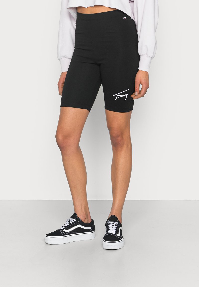 Tommy Jeans TOMMY SIGNATURE CYCLE - Shorts - black/schwarz - Zalando.de