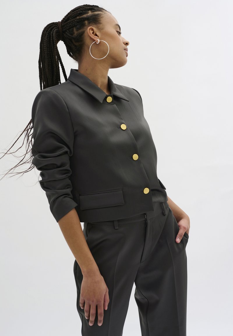 My Essential Wardrobe MINDY - Blazer - raven grey/gris oscuro - Zalando.es