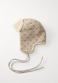Tory Burch MONOGRAM TRAPPER HAT - Beanie - hazel/beige - Zalando.co.uk
