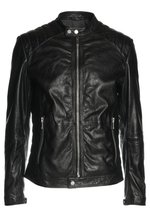 Freaky Nation DYLAN - Lederjacke - black/schwarz - Zalando.de