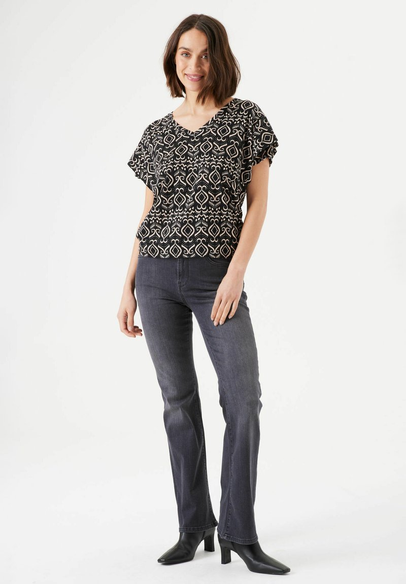 Garcia Print T-shirt - black - Zalando