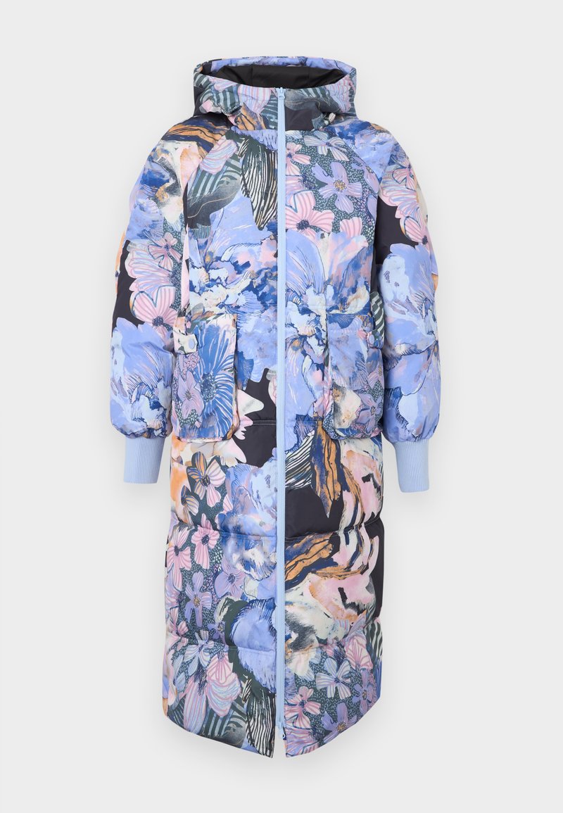 YAS Padded YASSIMILLY - Vinterkappa /-rock - black/blue/svart - Zalando.se