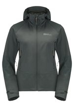 Jack Wolfskin KAMMWEG - Veste softshell - slate green/gris - ZALANDO.BE