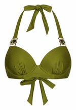 Moda Minx AMOUR - Bikini-Top - olive shimmer/oliv - Zalando.at