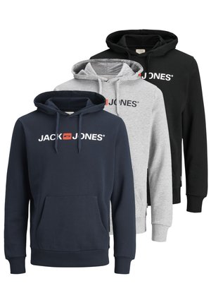 Jack & Jones INFINITY-2ER PACK - Kapuzenpullover - tap shoe flint stone ...