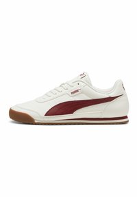 Puma TURINO SNEAKERS - Sneakers laag - warm white intense red gum/wit ...