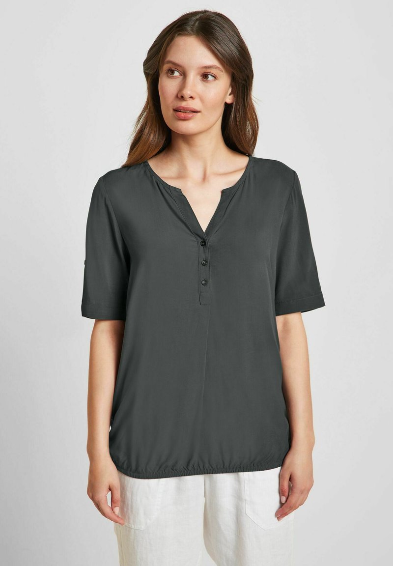 Cecil UNIFARBENE BASIC - Bluse - grün/khaki - Zalando.at