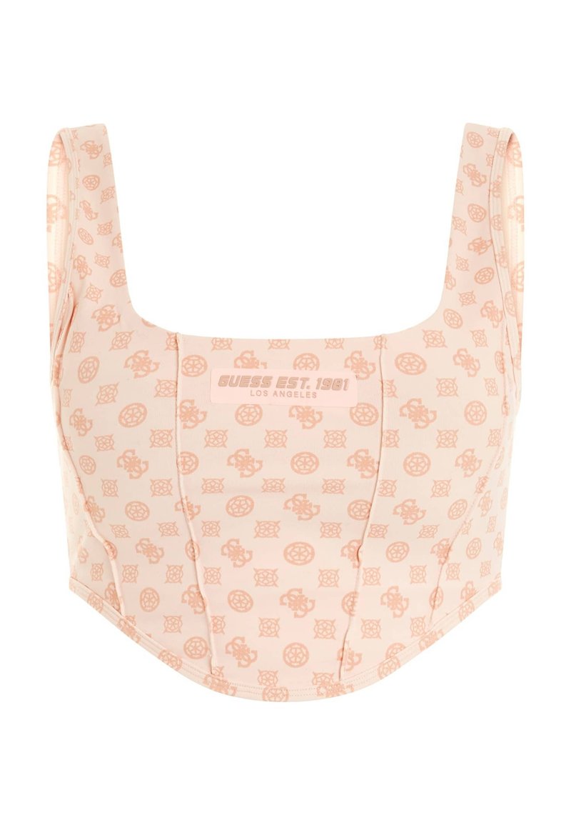 Guess MIT 4G-LOGO UND PEONY-LOGO - Bustier - mehrfarbe/rose/rosa ...