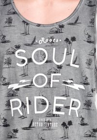 Koroshi PALM TREES - Top - gris grey/grau - Zalando.de