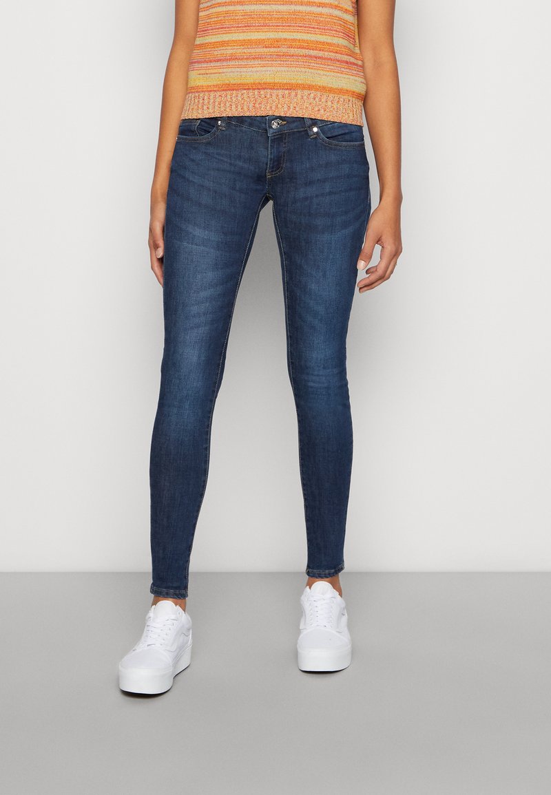 ONLY ONLCORAL LIFE - Jeans Skinny Fit - dark blue denim/darkblue ...