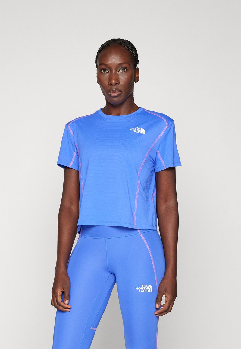 The North Face HAKUUN TEE - Sports T-shirt - solar blue/blue - Zalando ...