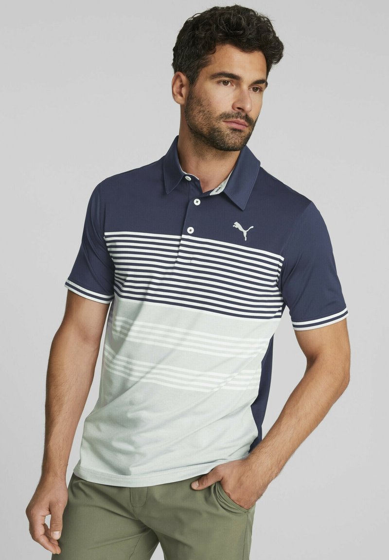 Puma MATTR TRACK GOLF - Polo shirt - navy/dark blue - Zalando.de