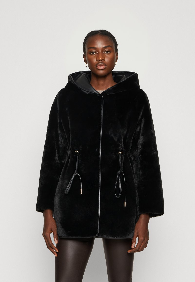 Liu Jo Jeans GIACCONE WILD - Zimní kabát - nero/černá - Zalando.cz