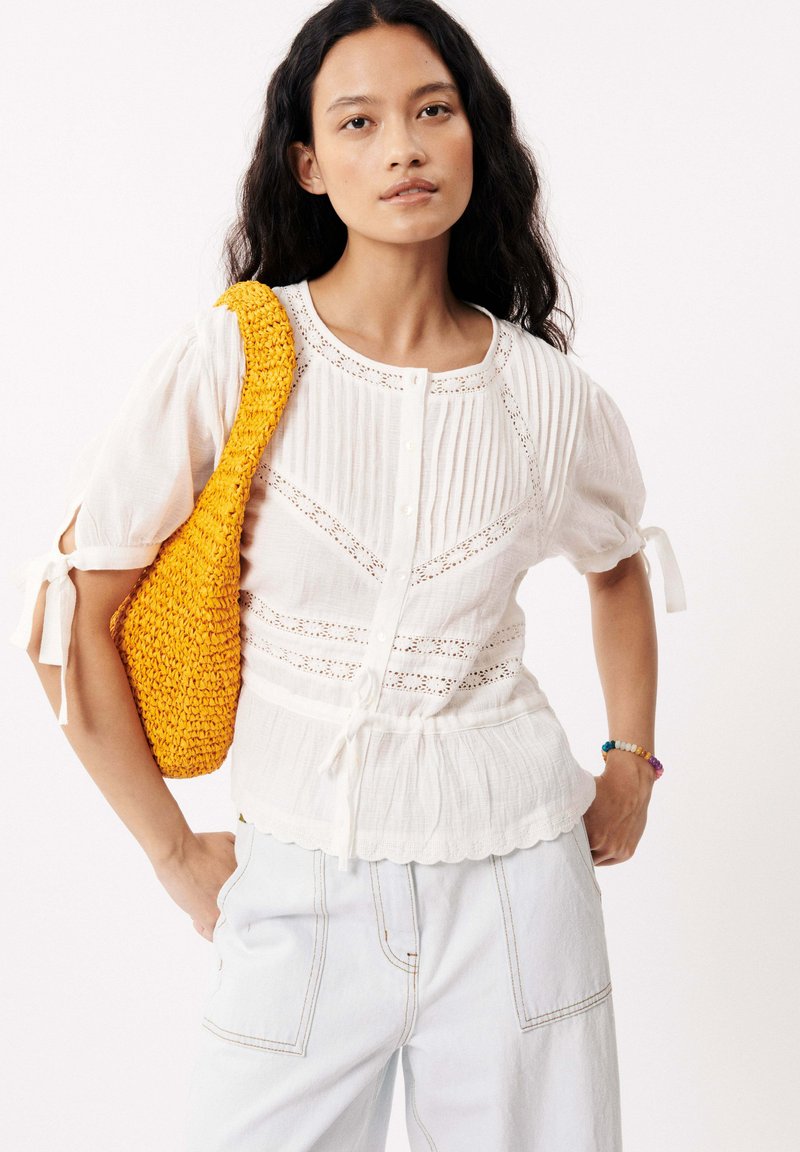 FRNCH ANAYS - Hemdbluse - creme/offwhite - Zalando