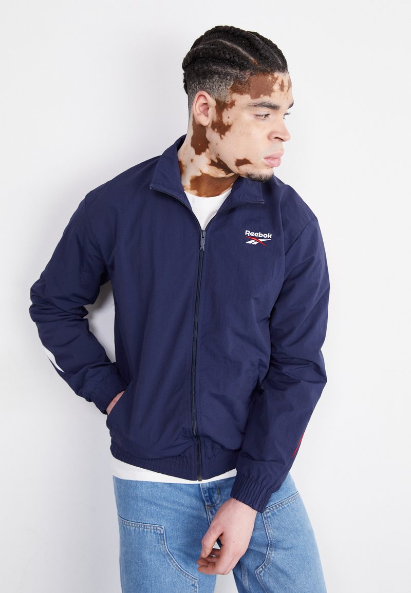 Reebok Classic VECTOR TRACKTOP - Training jacket - navy/dark blue ...