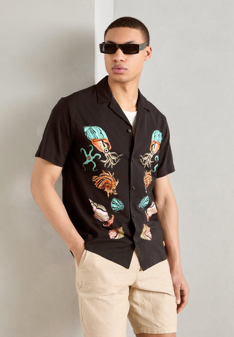 Scotch & Soda PLACEMENT ARTWORK SHIRT - Chemise - black/noir - ZALANDO.FR