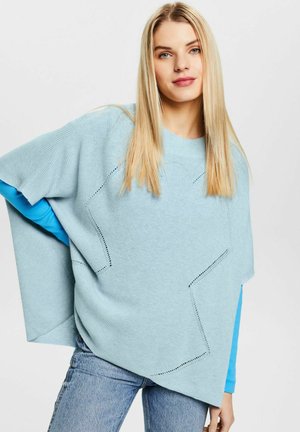 Knit Factory NICKY - Cape - light grey/gris clair - ZALANDO.FR