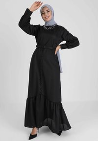 Modanisa CREW NECK - MODEST - TAVIN - Maxikleid - black/schwarz ...