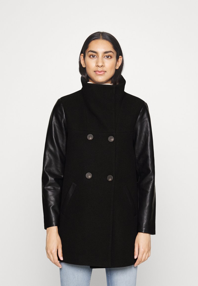 ONLY Petite ONLEMMA MIX COAT - Classic coat - black - Zalando.de