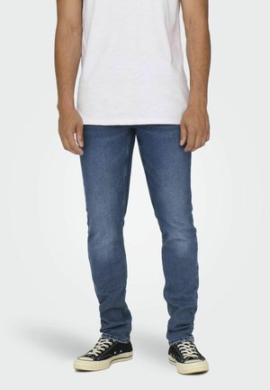 Only & Sons Jean slim - medium blue denim/denim bleu - ZALANDO.FR