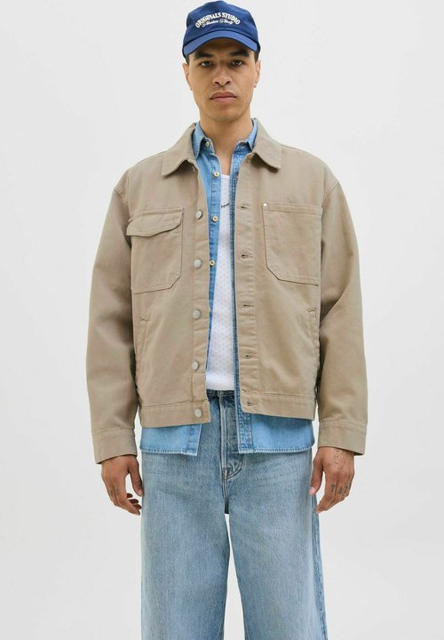 Levi's® Workwear SUNRISE TRUCKER - Farkkutakki - tiger's eye/hiekka ...