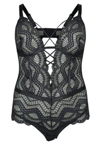 Devoted By Zizzi WITH STRINGS - Body - black/noir - ZALANDO.FR