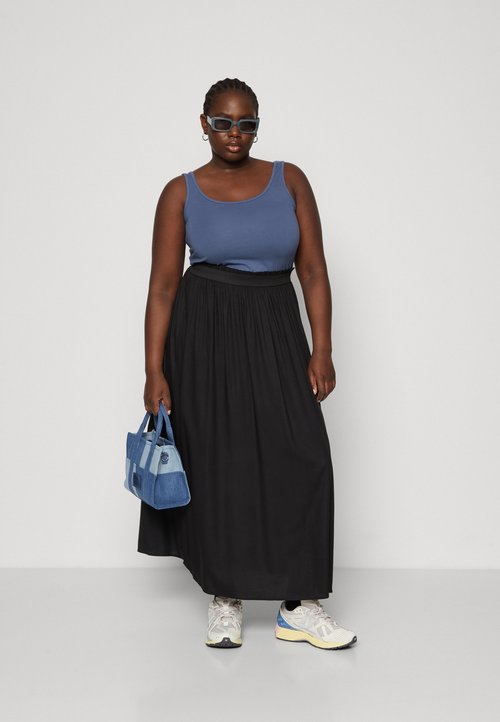 Zizzi 2-PACK WITH TRIM - Top - black black/schwarz - Zalando.ch