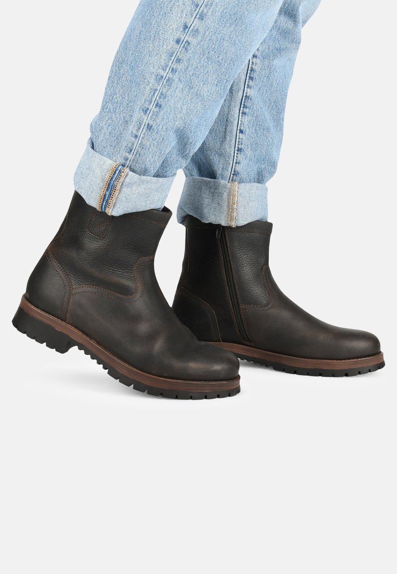 PS POELMAN MARIO - Bottines - dark brown/marron foncé - ZALANDO.FR