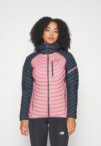 Dynafit RADICAL HOOD - Daunenjacke - blueberry mokarosa/dunkelblau - Zalando.de