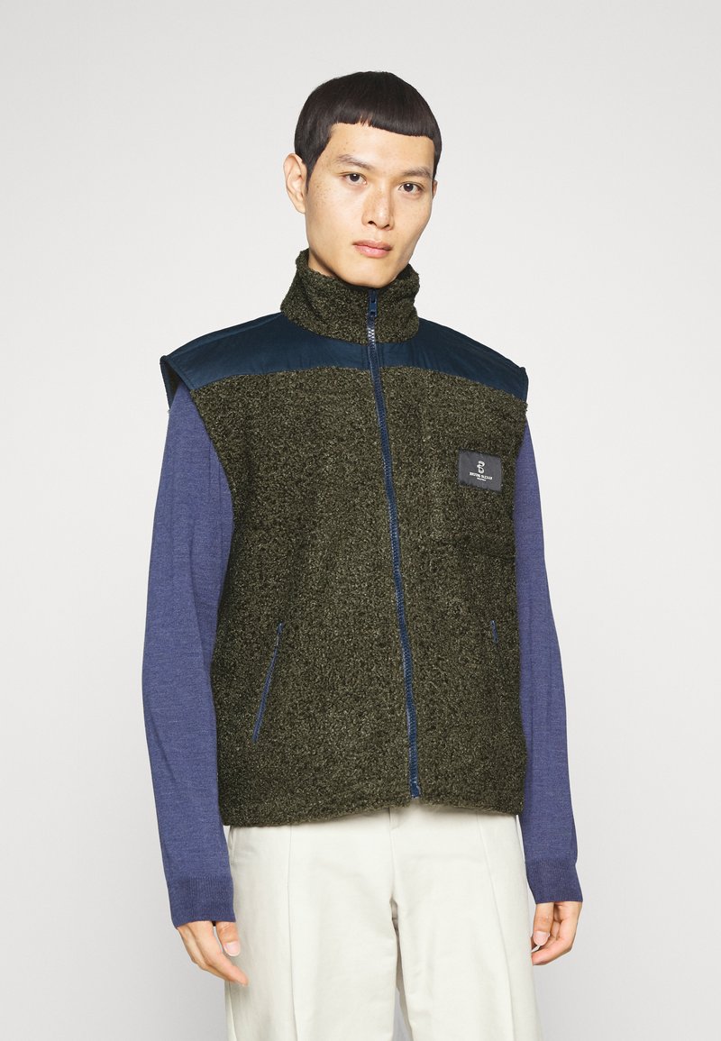 Bruuns Bazaar KALI HUNTER VEST - Fleecejacke - kalamata/beige - Zalando.ch