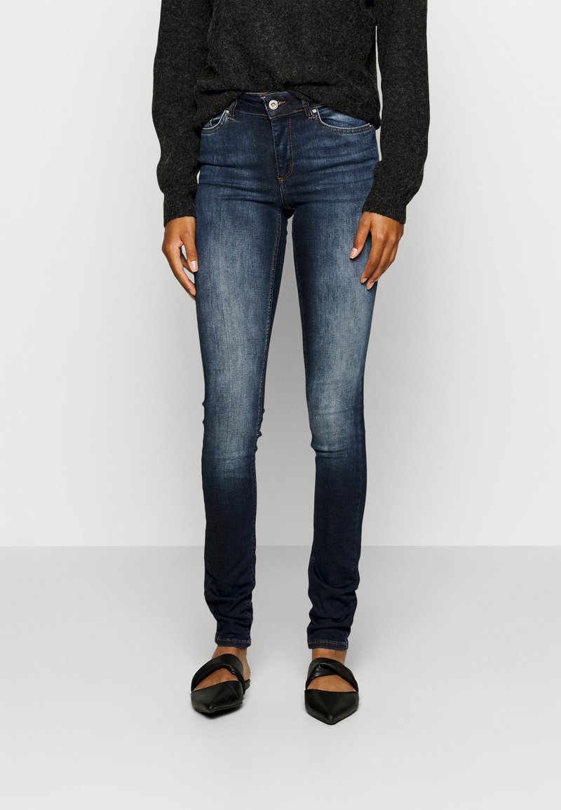 ONLY Tall ONLBLUSH - Jeans Skinny Fit - dark blue denim/dark-blue denim ...