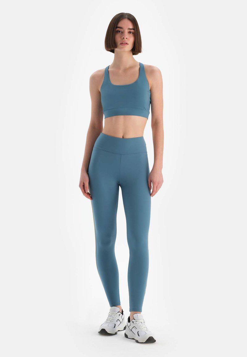 DAGI ACTIVE - Leggings - Trousers - light blue - Zalando